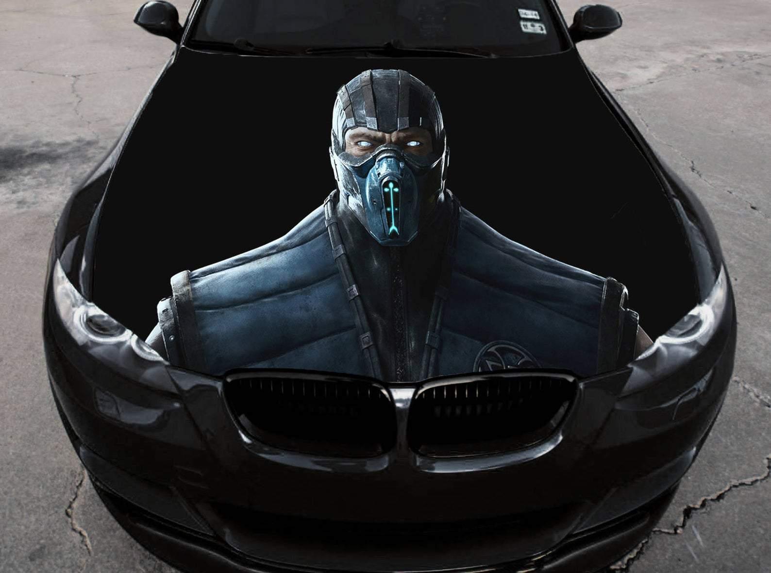 Mortal Kombat Sub-Zero Itasha Car Vinyl Hood Wrap Decal Sticker – Favor ...