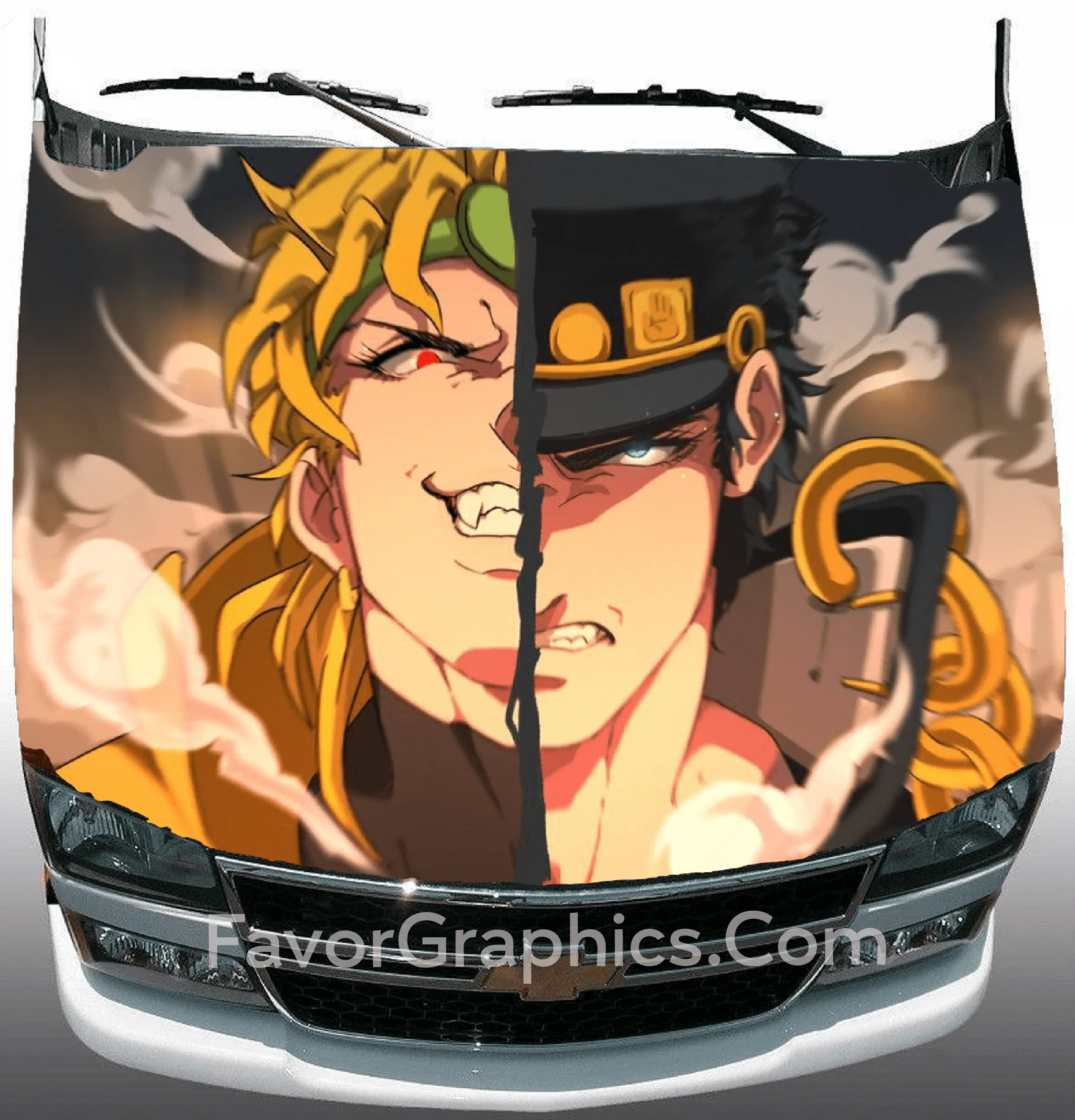 Jojo's Bizarre Adventure Car Decal Vinyl Hood Wrap – Favor Graphics