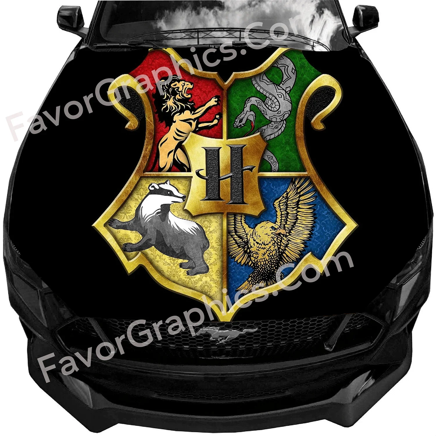 Harry Potter Car Hood Wrap Vinyl Decal High Quality Graphic – Favor ...